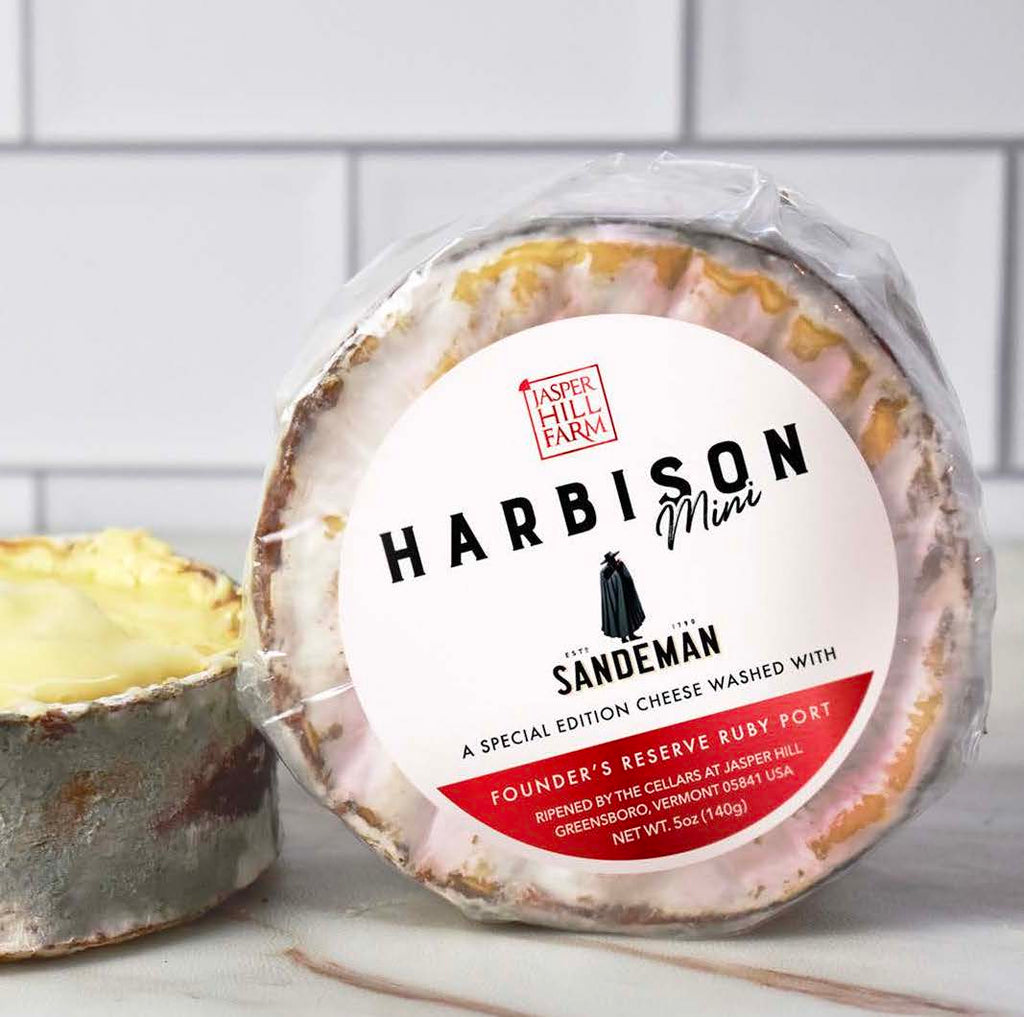 Port Washed Mini Harbison Cheese | Saxelby Artisan Cheese | Saxelby Cheese